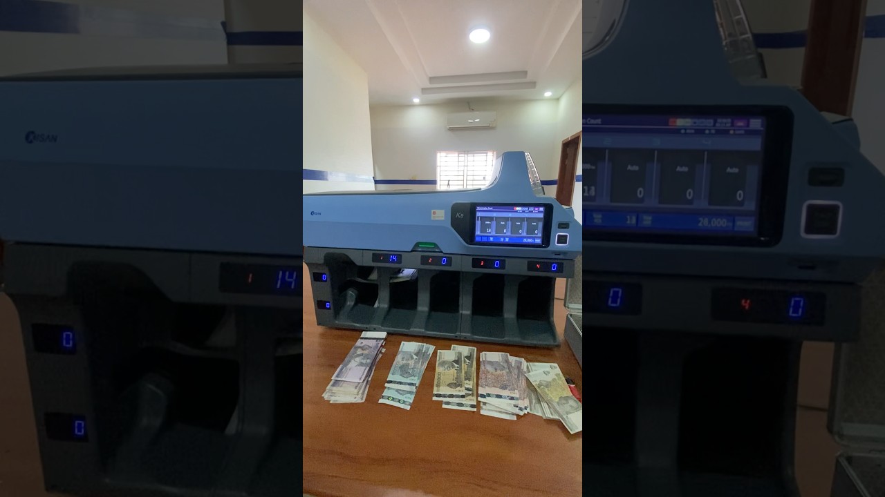 Banknote sorter and fitness machine #counterfeitnote #currency #billcountermachine #money