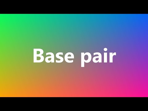 Base pair - Medical Definition and Pronunciation
