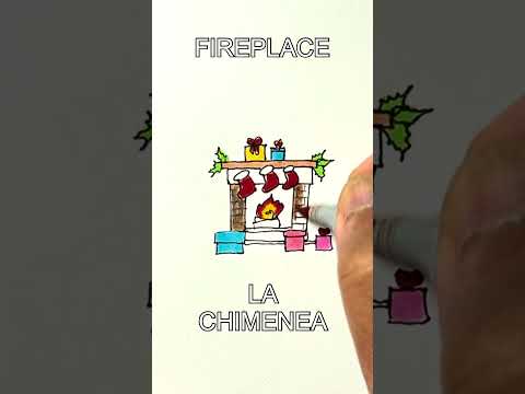 Learn Spanish! ¡Aprenda Inglés! FIREPLACE : LA CHIMENEA