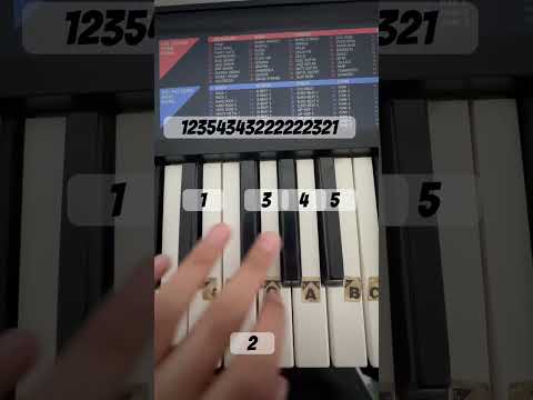 The EASIEST piano somg to learn #piano #shorts #viral #music #funny #football #fyp #relaxing #piano