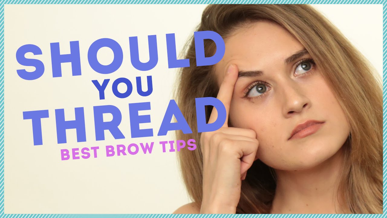 FIRST TIME THREADING MY EYEBROWS w/ ThatGibsonGirl