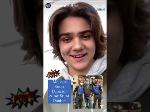 Luca Luhan Takes Over Danger Force Stories on Instagram