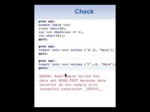 Quick tip: Using integrity constraints to prevent unwanted data in your dataset