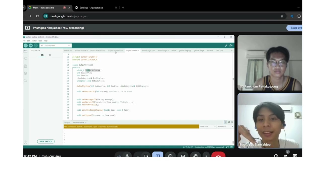 Morse Code Speed Typing ArduinoUno