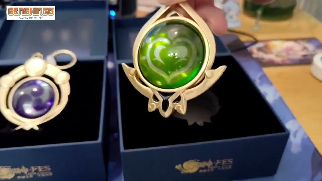 Physical Display:【GENSHIN】FES2023 Series Vision Pendant 🎮 ✨ #genshinimpact #genshin