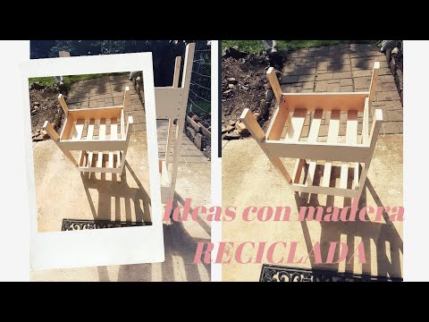 Ideas con madera RECICLADA