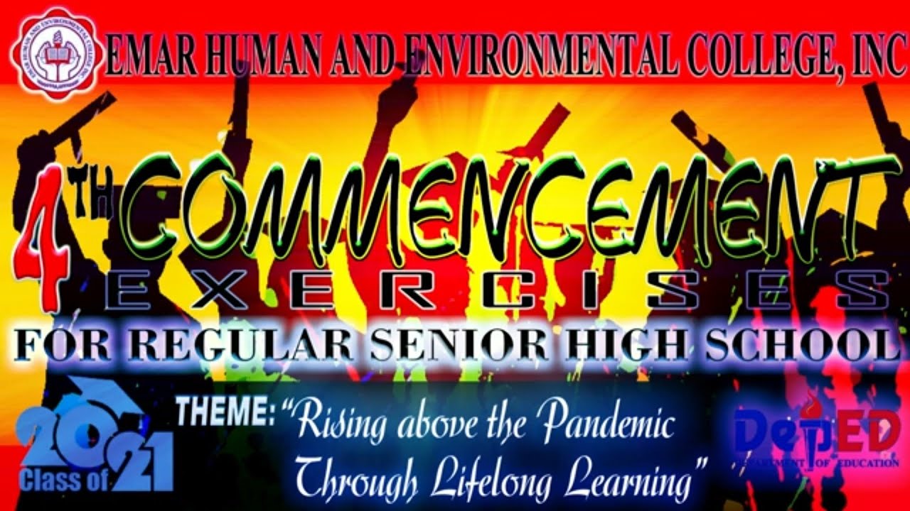 2021 EMAR 4th Commencement Exercises for Regular SHS