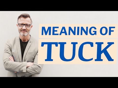 Tuck | Meaning of tuck