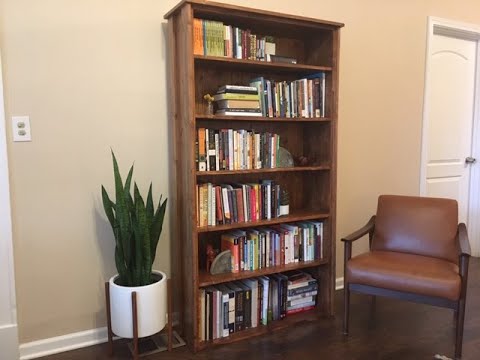 DIY Rustic Bookshelf