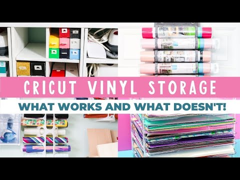 Cricut Vinyl Storage: Options that Work!