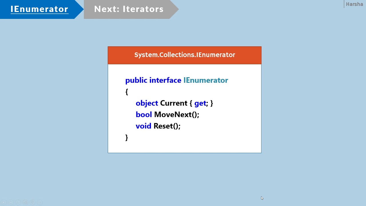 IEnumerable and IEnumerator | C# .NET Collections