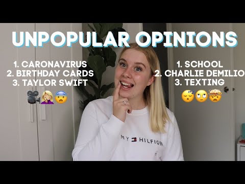 My UNPOPULAR opinions on controversial topics! 🤪