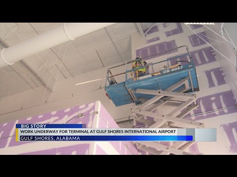 FIRST LOOK inside the building bringing commercial flights to Gulf Shores International Airport