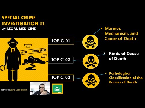 MANNER/ MECHANISM/ CAUSE OF DEATH