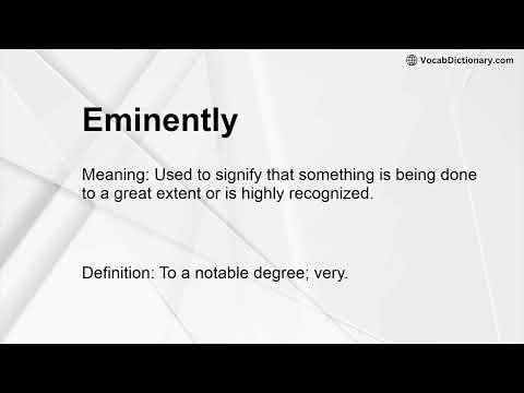 Eminently Meaning
