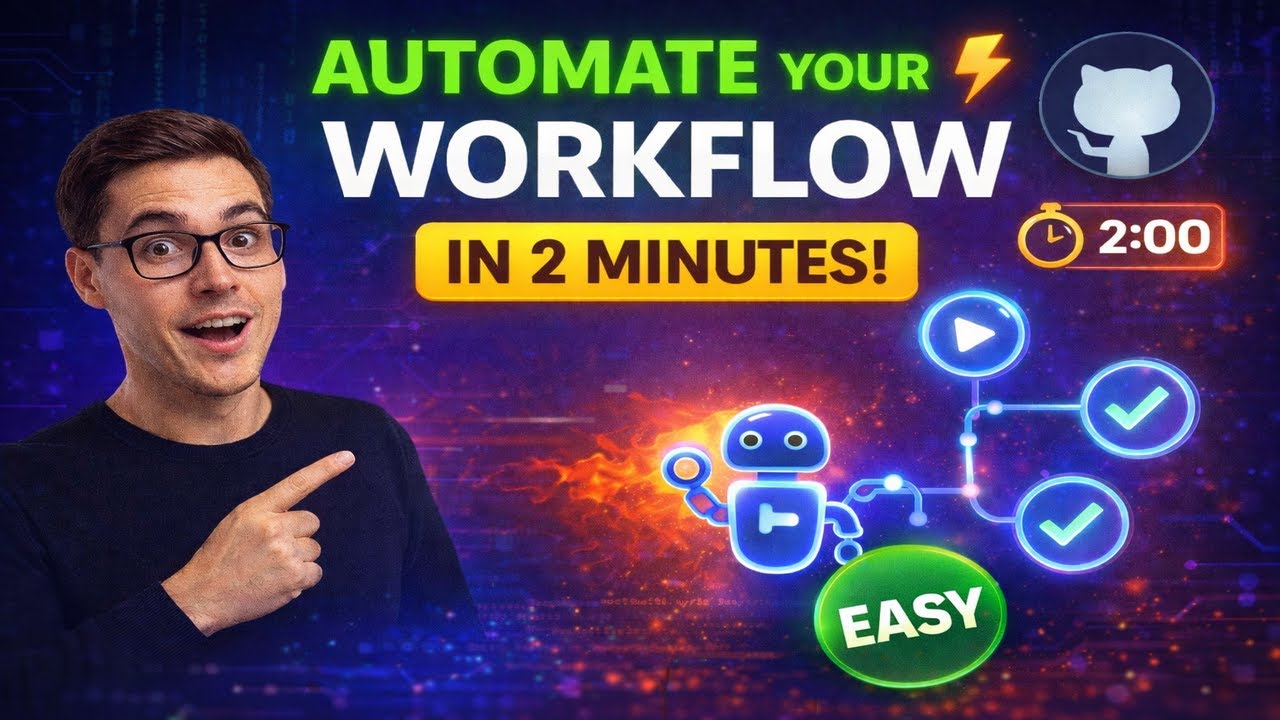 Automate Your Project Workflow in 2 Minutes with GitHub Actions ⚡