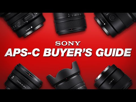 Best Sony Lenses For YouTube! (APS-C Edition: ZV-E10, FX30, a6400, a6000)