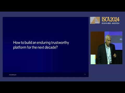 ISCA'24 - Plenary Session - Keynote by Shridar Iyengar