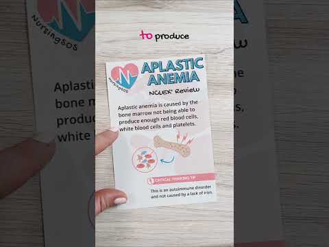 MUST-KNOW NCLEX® Points For Aplastic Anemia