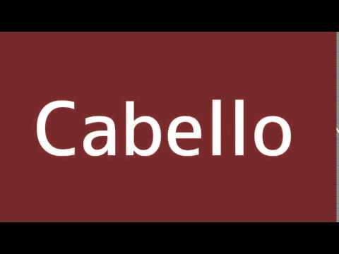 How to say Hair in Spanish