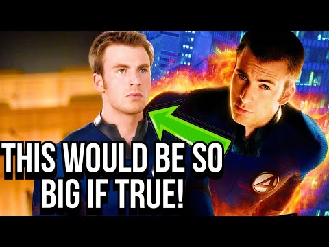 CHRIS EVANS IS IN THE FANTASTIC FOUR FIRST STEPS MOVIE?!