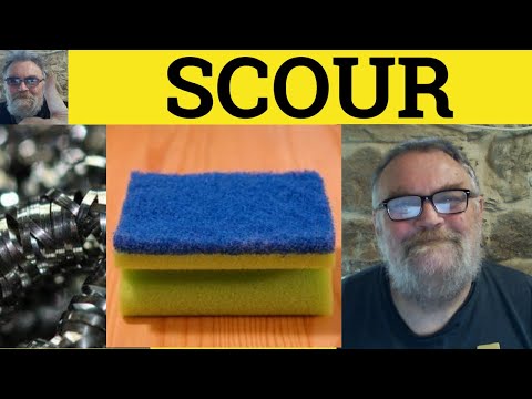 π΅ Scour Meaning - Scoured Examples - Scourer Defined - Verbs - Scour Examples - Scour in a Sentence