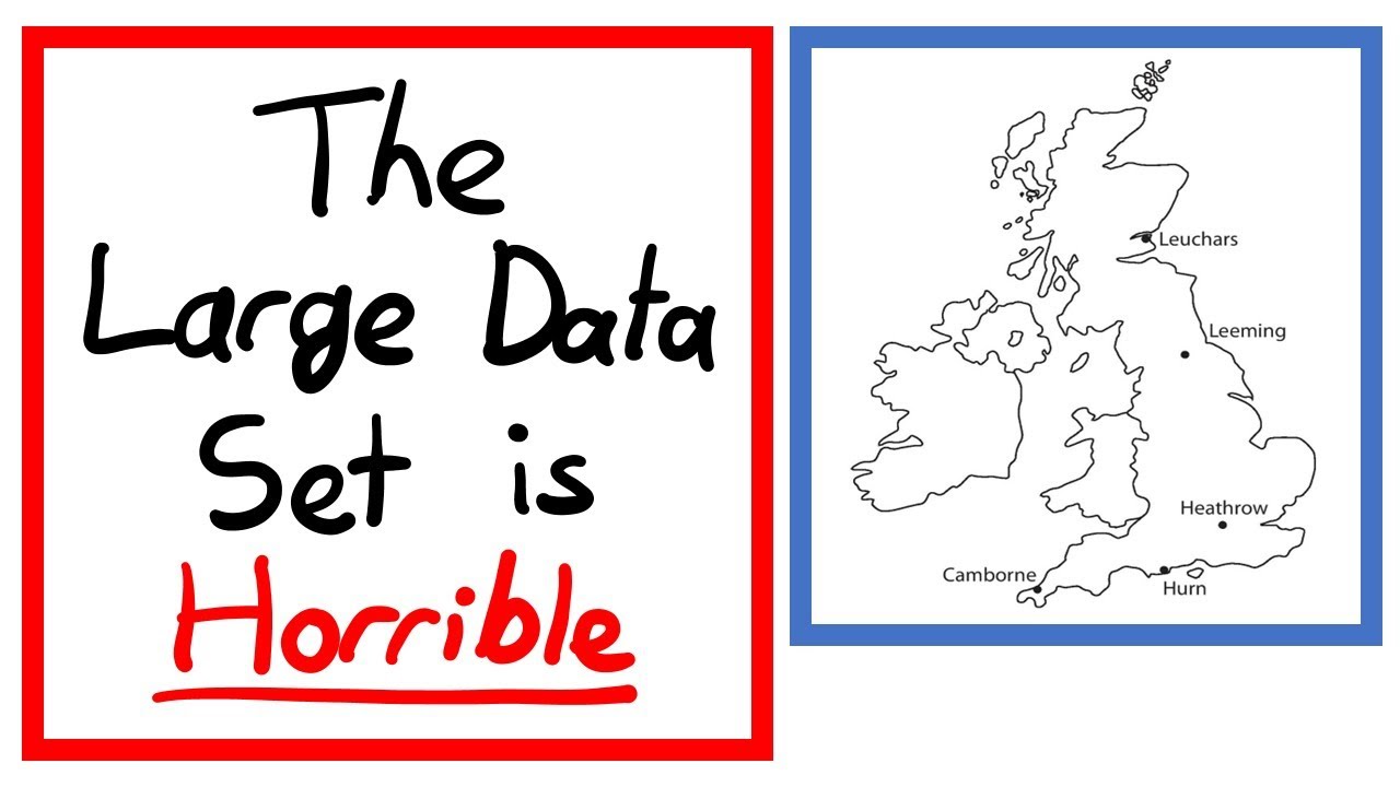 Everything you need to know about The Large Data Set! - Statistics Edexcel A Level and AS Maths
