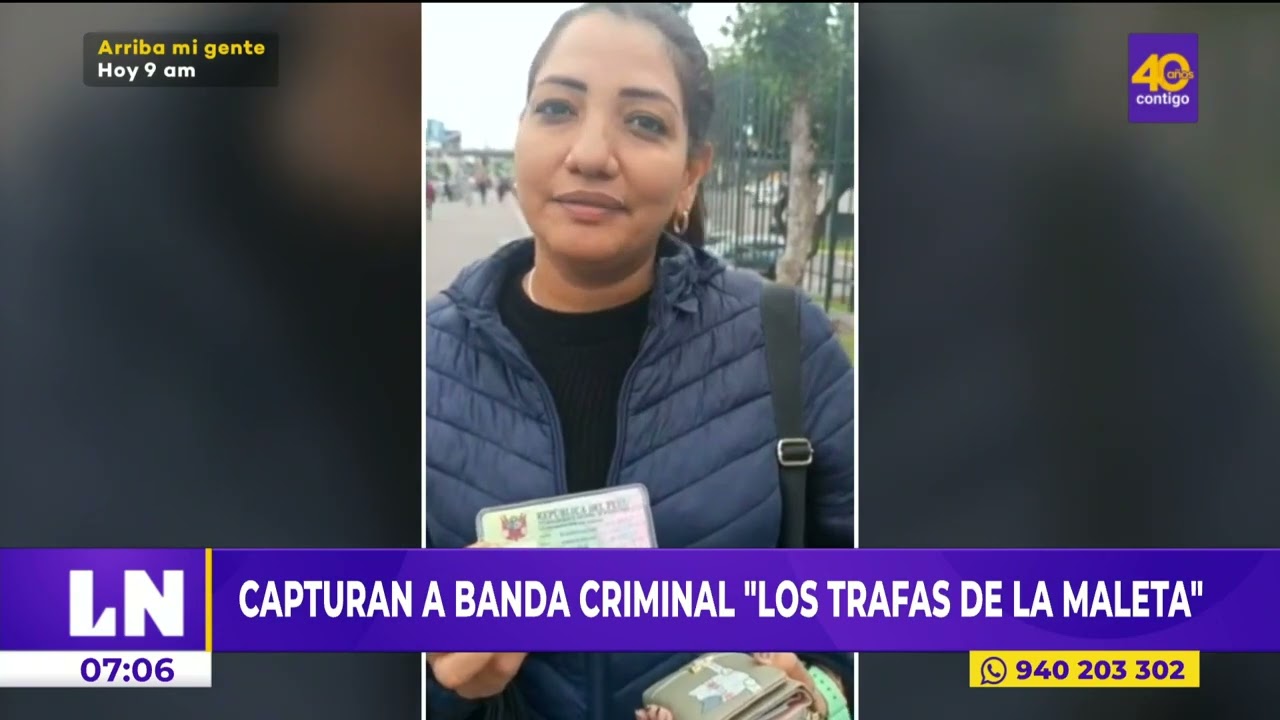 Capturan a banda criminal que estafaba con el cuento de la maleta