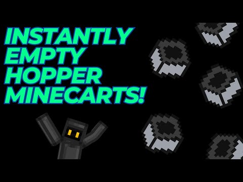 Unload hopper minecarts INSTANTLY!