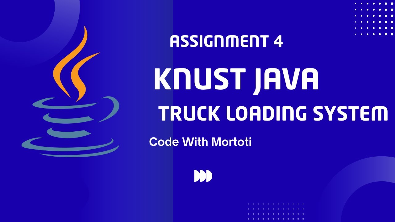 Java Assignment: Delivery Truck Loading System with While Loop | KNUST Java | Code with Mortoti