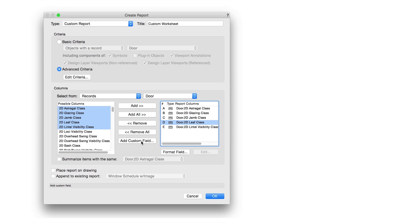 Vectorworks 2018: Worksheets
