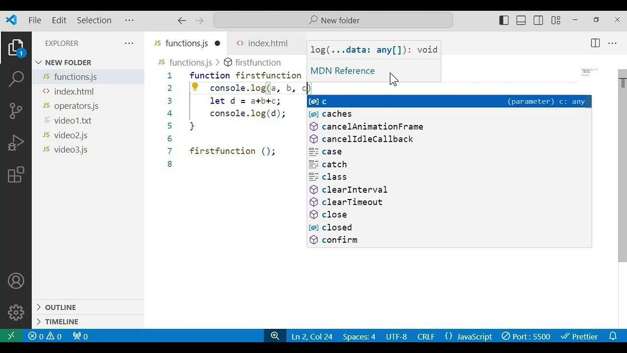 JavaScript Functions - Part 1 of 2 | Tutorial 07 | JavaScript Learning