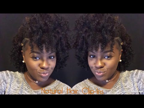 Quick & Easy Style Using Kinky Curly Natural Hair Clip Ins on short 4c Hair || Shanise Nicole