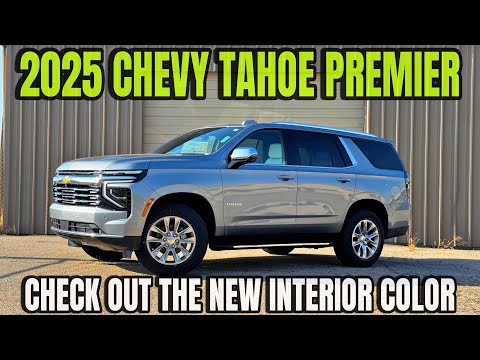 2025 Chevy Tahoe Premier: This All New Interior Color Hits Different!