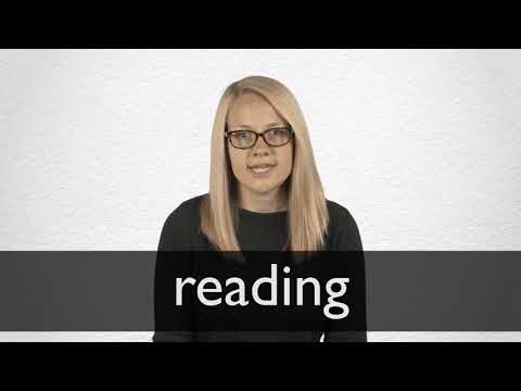 How to pronounce READING in British English