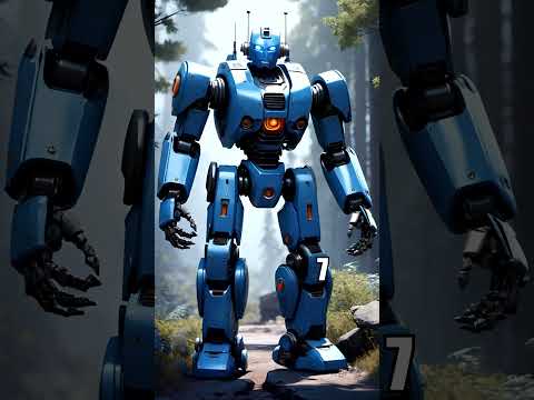 🦾🔵Blue Robot Transformation #shorts #robot #robotics #robots #robotic #transformation #blue