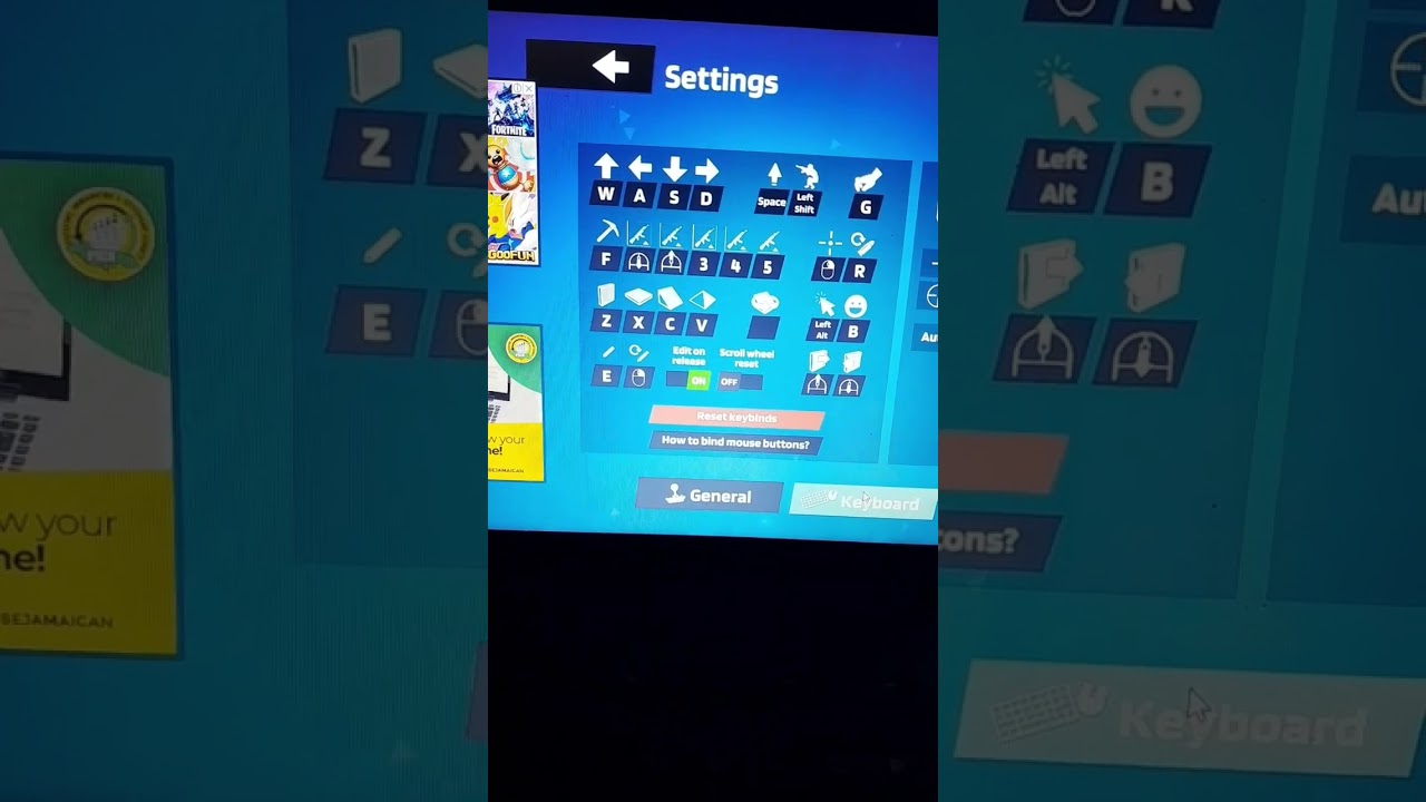 best setting for keyboard and mouse in 1v1 lol