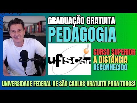 GRADUAÇÃO EAD GRATUITA EM UNIVERSIDADE FEDERAL | Curso de Pedagogia disponível a todos...
