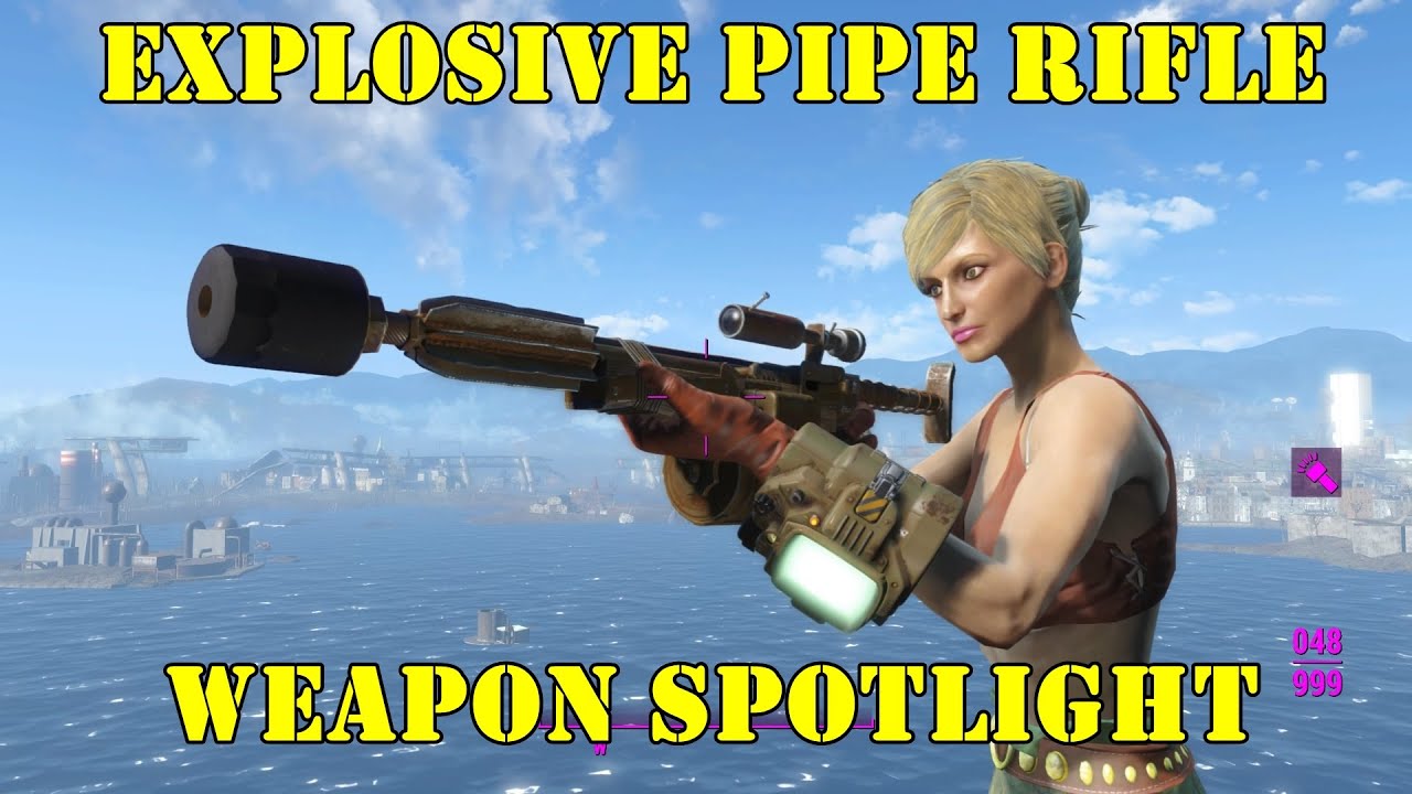 Fallout 4: Weapon Spotlight: Explosive Pipe Rifle