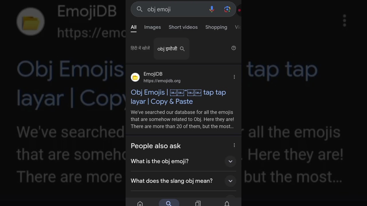 ￼ how to copy obj emoji ￼ #obj #emoji #copy