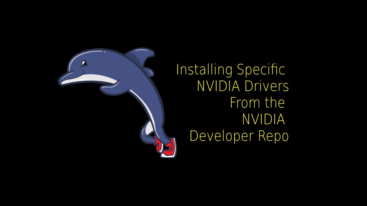 Install specific nvidia drivers from the Nvida Developer Repository