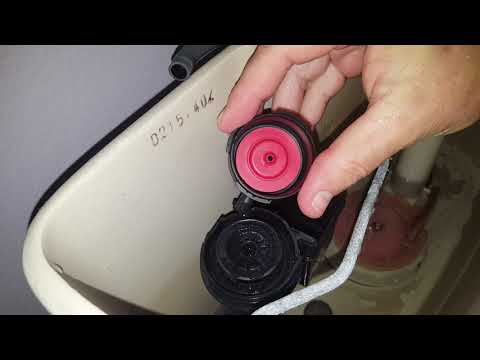 Toto leaky toilet. Quick, easy replace fill valve gasket. 528