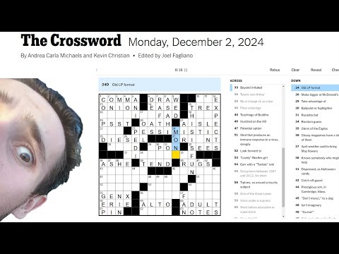 NYT Crossword - Mon December 02