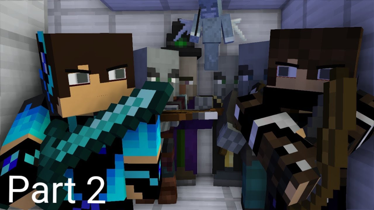 Raid attack minecraft animation part 2