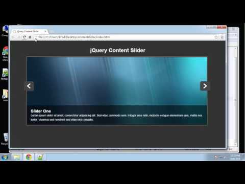 Learn Learn jQuery by making a Content Slider Part 4 - Mind Luster
