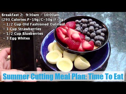 Summer Cutting Meal Plan: Time To Eat
