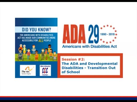 The ADA: Transitioning Out of School for Students with Developmental Disabilities