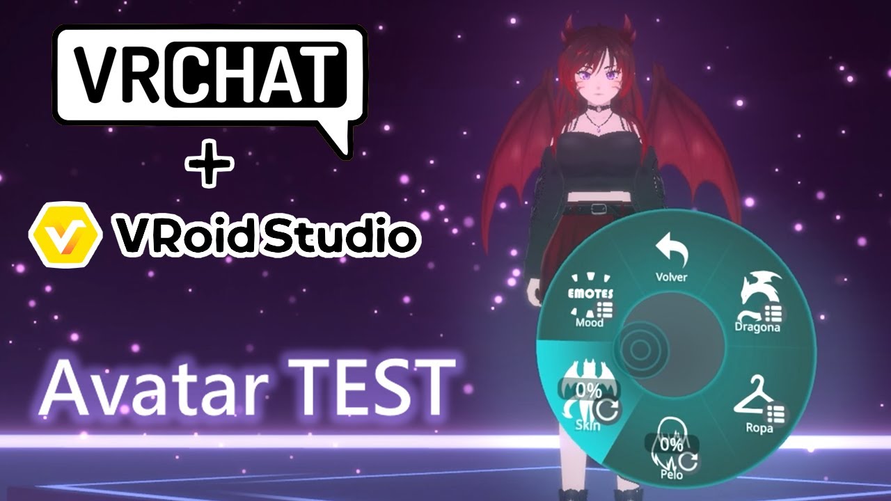 ✦ 3D AVATAR TEST - Vroid model + VRChat port | #vroid #vrchat