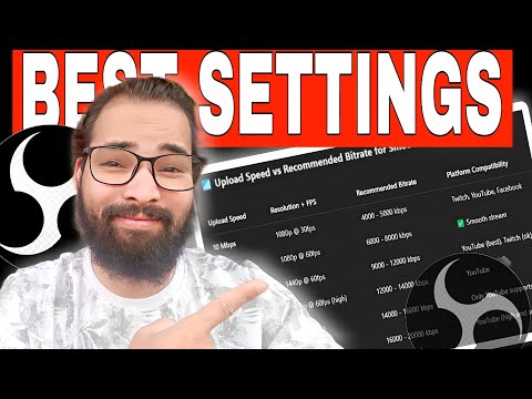 Best bitrate for streaming YouTube 2025 | Best OBS Settings for 1080p 60fps Streaming in 2025