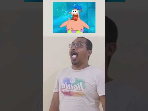 Menirukan Gerakan Patrick dari Film Sponge Bob